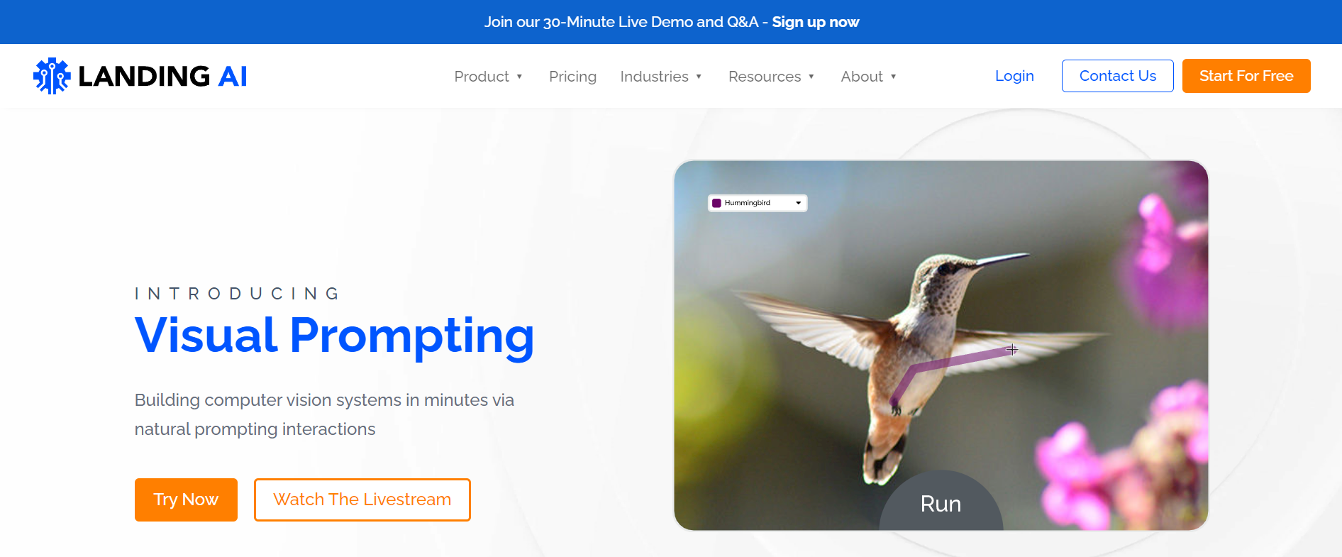 Using 'Simple LandingAI' Widget :: digital.auto playground documentation